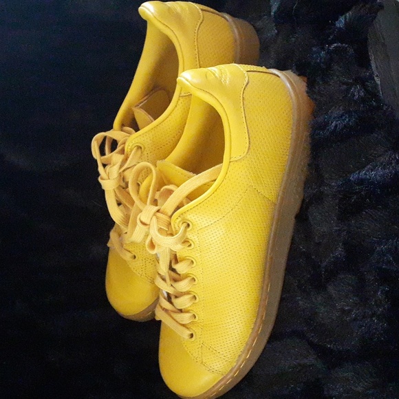 adidas | Shoes | Adidas Stan Smith Yellow Sneakers Mens8 | Poshmark